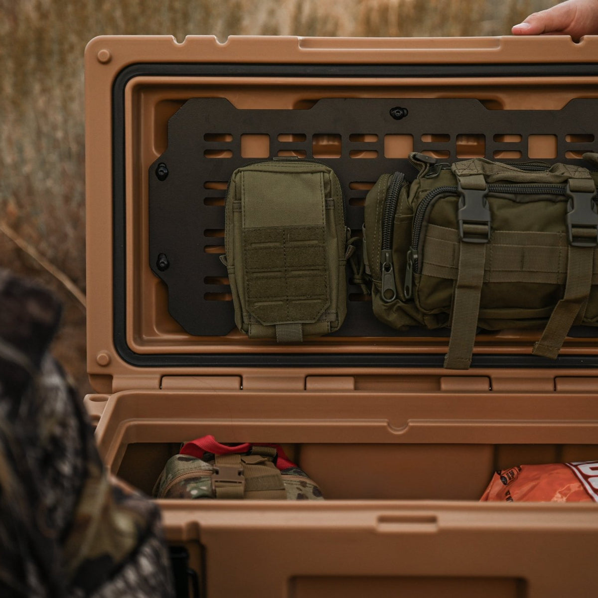 Dry Box MOLLE Panel | Rugged Mount System | Deso Gear